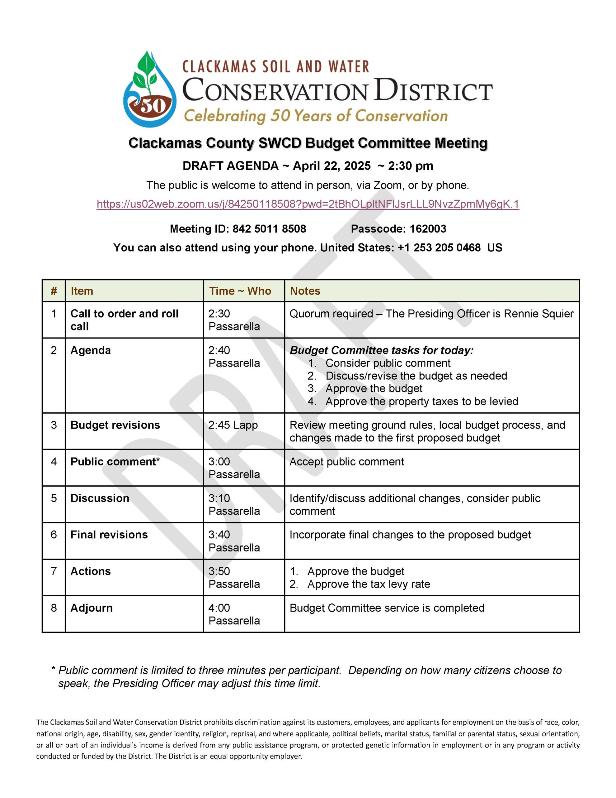 2nd Budget_Committee_Meeting-AGENDA-DRAFT-2025-04-22_Page_1 – Clackamas ...
